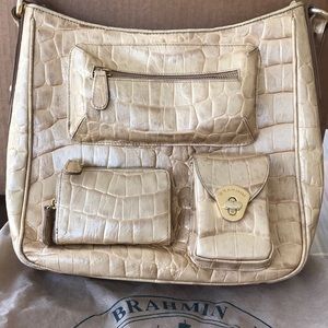 Brahmin | Bags | Brahmin Gold Handbag | Poshmark